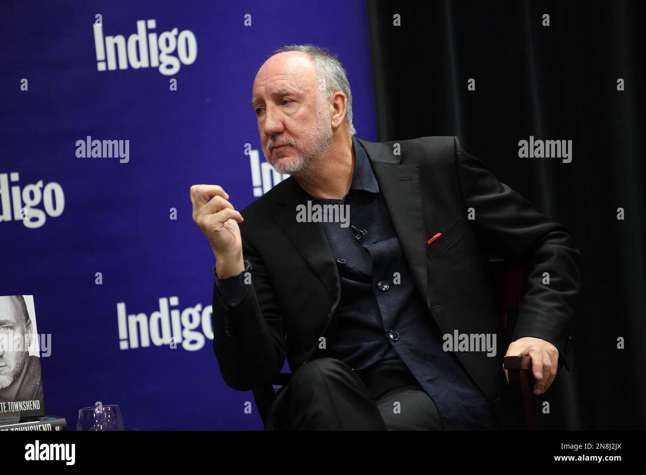 Pete Townshend speaks at In Conversation with Pete Townshend at Indigo ...