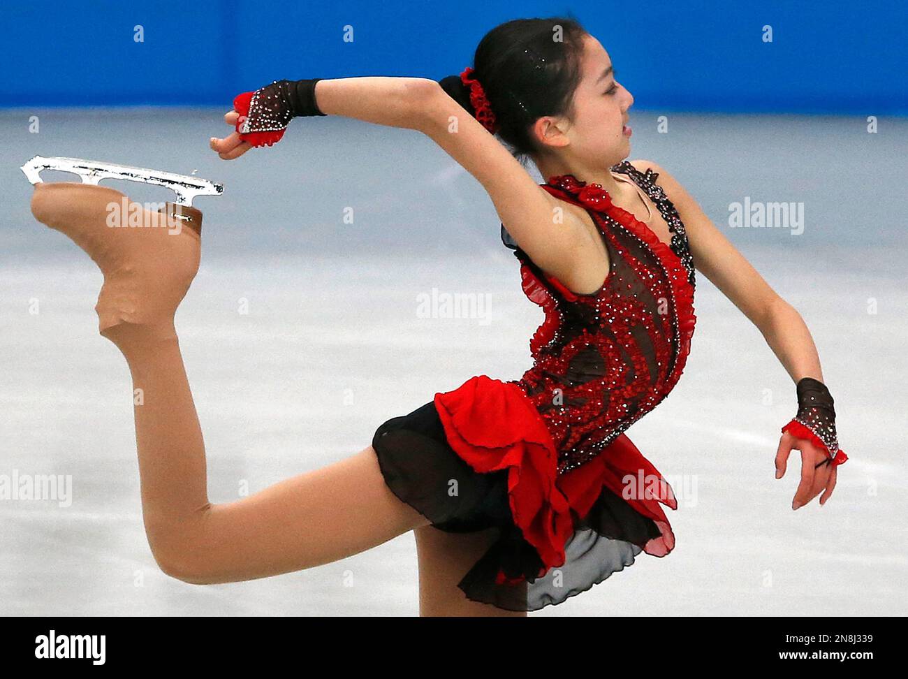 Zijun Li of China performs during women's short program at the ISU ...