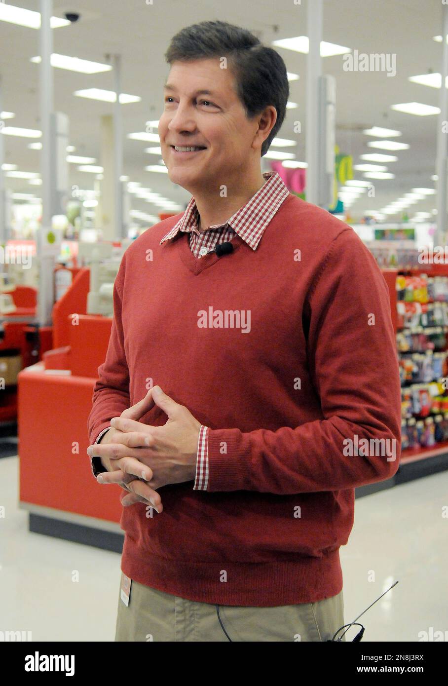 IMAGE DISTRIBUTED FOR TARGET - Gregg Steinhafel, Target CEO, gets ready ...