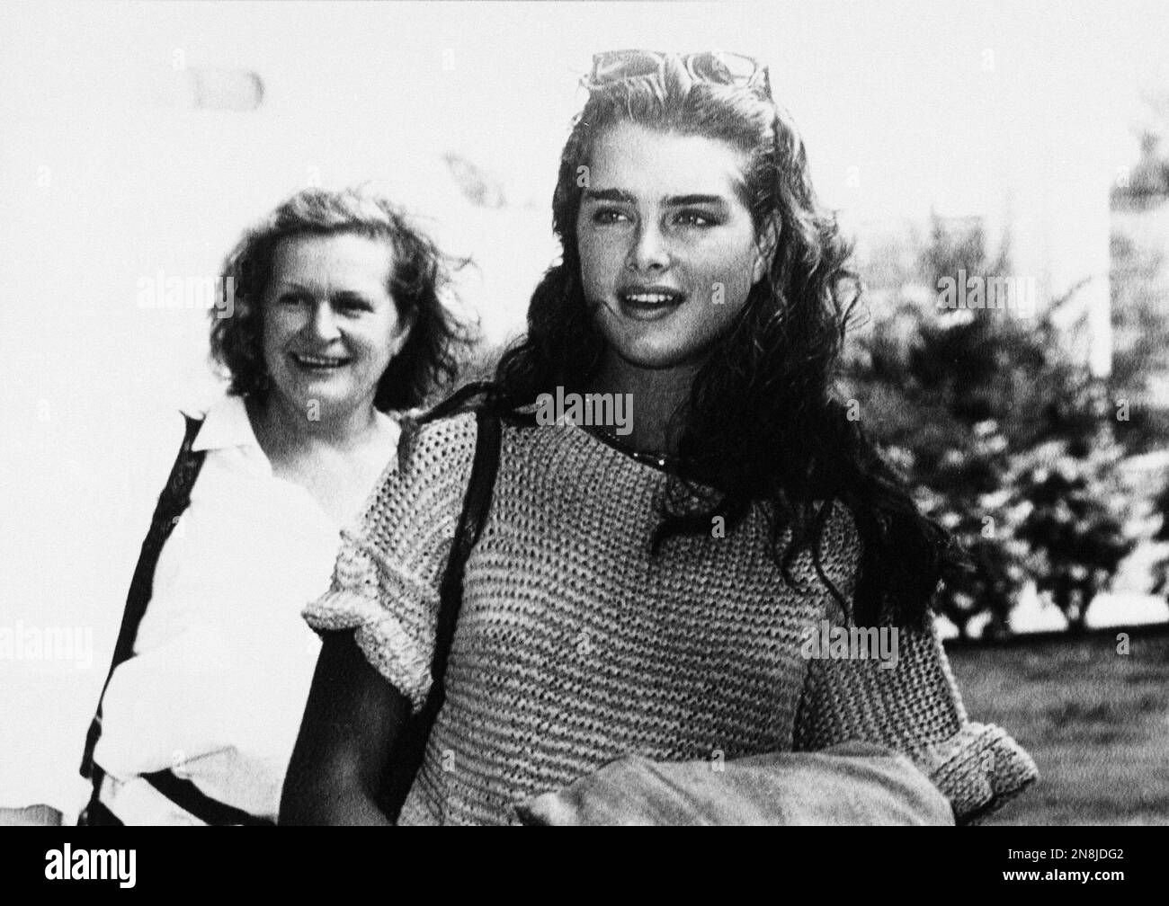 Actress/model Brooke Shields and her mother Teri are shown at Grantley ...