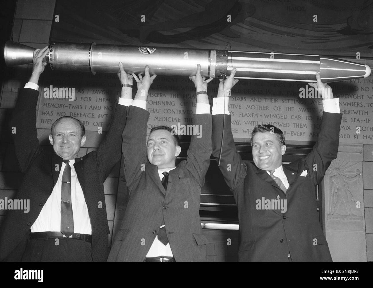 Three top scientists who helped perfect the successful American ...