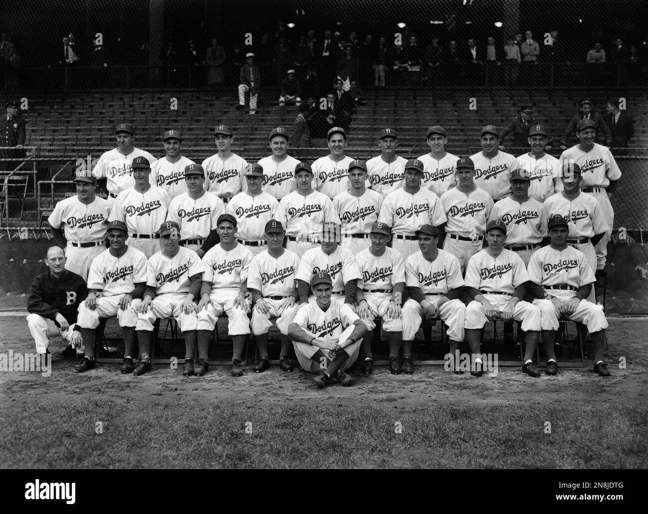 Brooklyn Dodgers baseball team shown in 1941. (AP Photo Stock Photo - Alamy