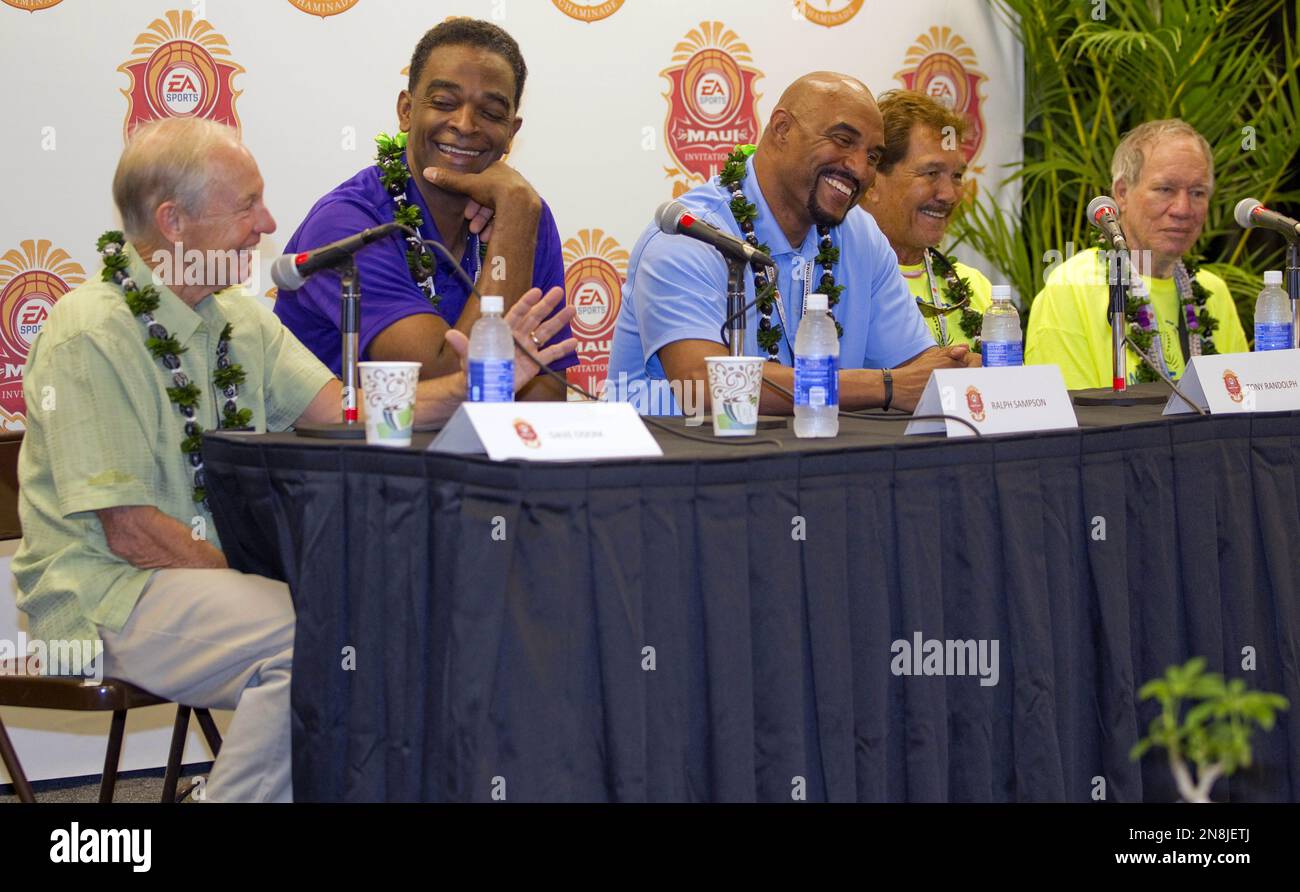 Dave Odom, left, former assistant basketball coach with Virginia, Ralph ...