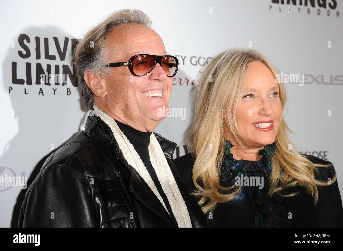 Peter Fonda,left, and Margaret Devogelaere arrives at the special ...
