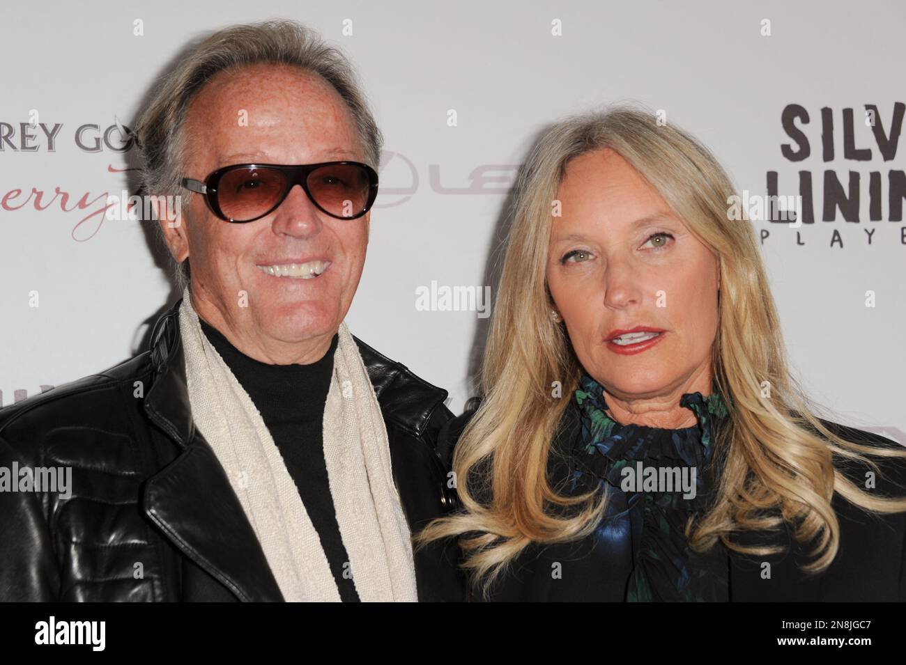 Peter Fonda,left, and Margaret Devogelaere arrives at the special ...