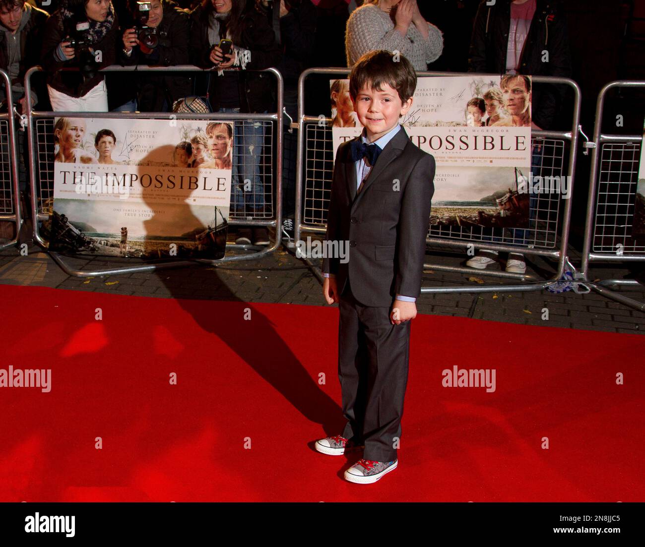Oaklee Pendergast who plays Simon Belon arrives for the UK Premiere of ...