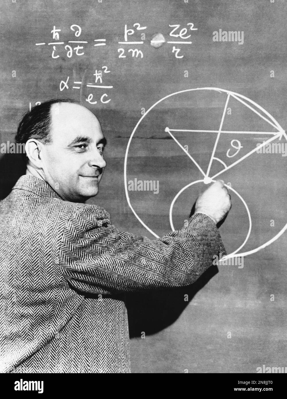 Dr. Enrico Fermi, leader of the group of scientists who succeeded in ...