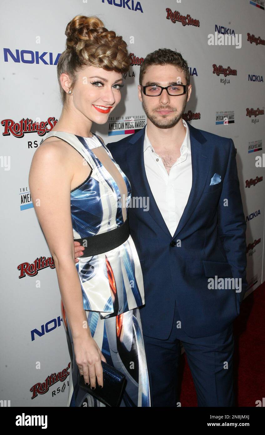 Pop Duo Karmin arrives at the Rolling Stone American Music Awards After ...