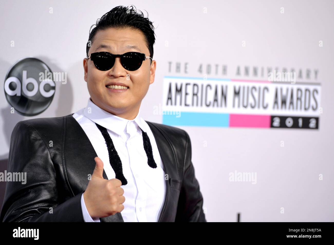 South Korean rapper PSY arrives at the 40th Anniversary American Music ...