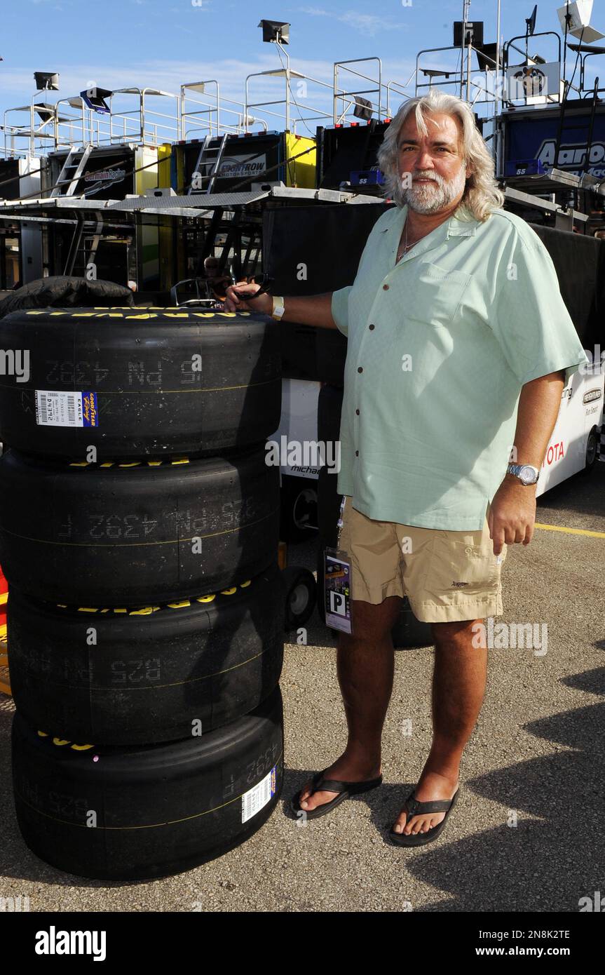 Captain "Wild Bill" Wichrowski appears prior to the start of the NASCAR ...