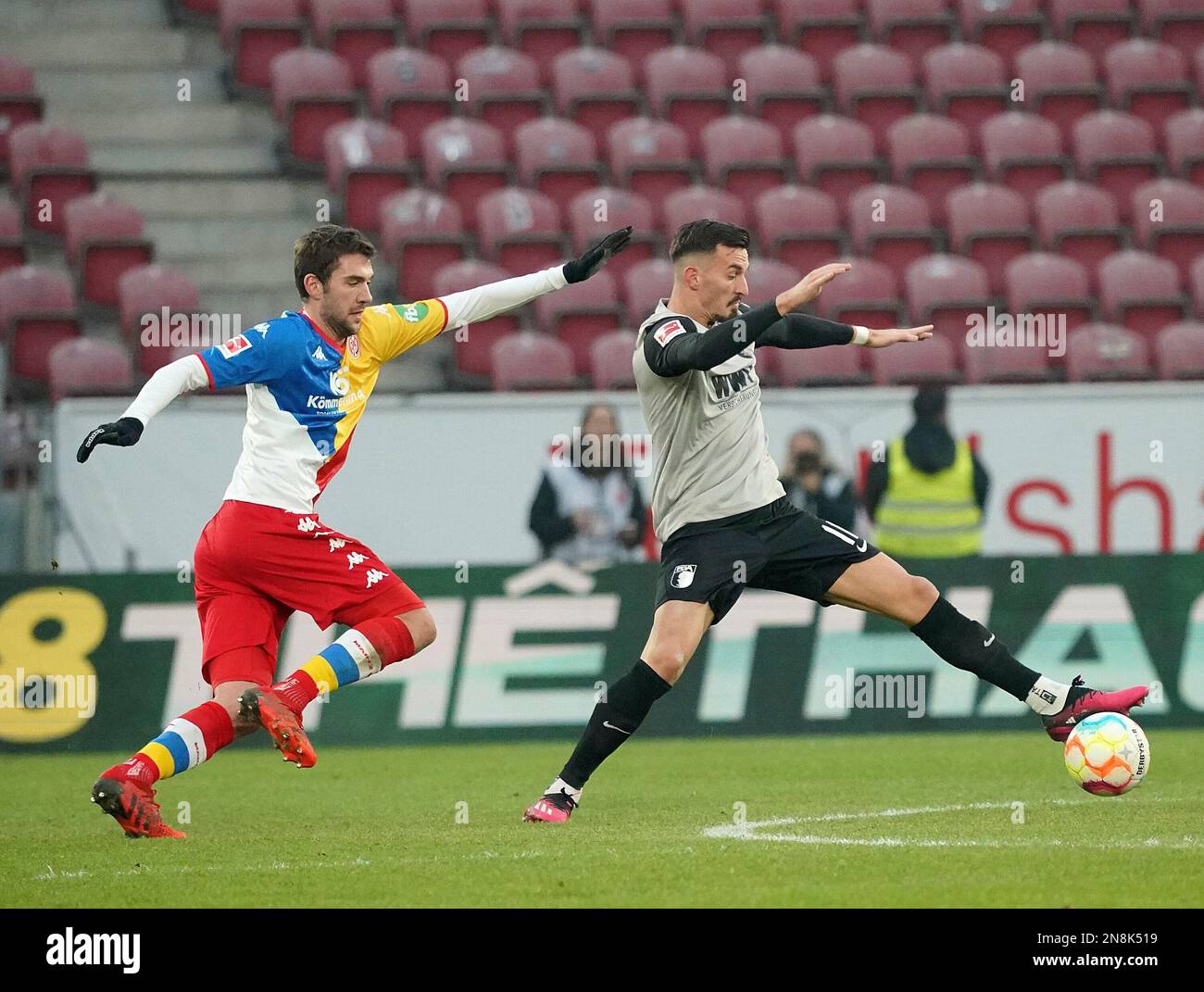 February 11, 2023, MEWA Arena, Mainz, GER, 1.FBL, 1.FSV FSV FSV Mainz ...