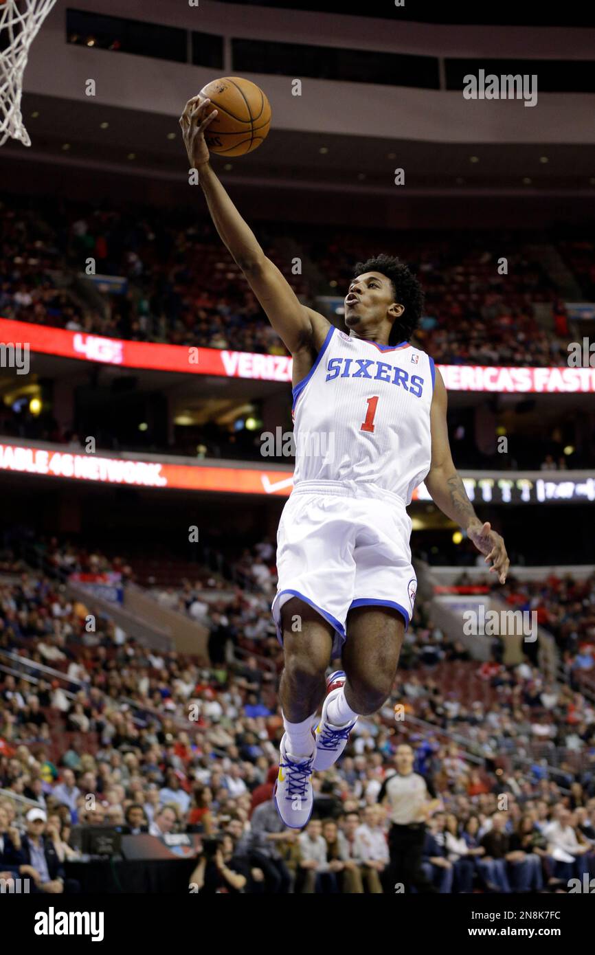 Philadelphia 76ers' Nick Young in action during an NBA basketball game ...