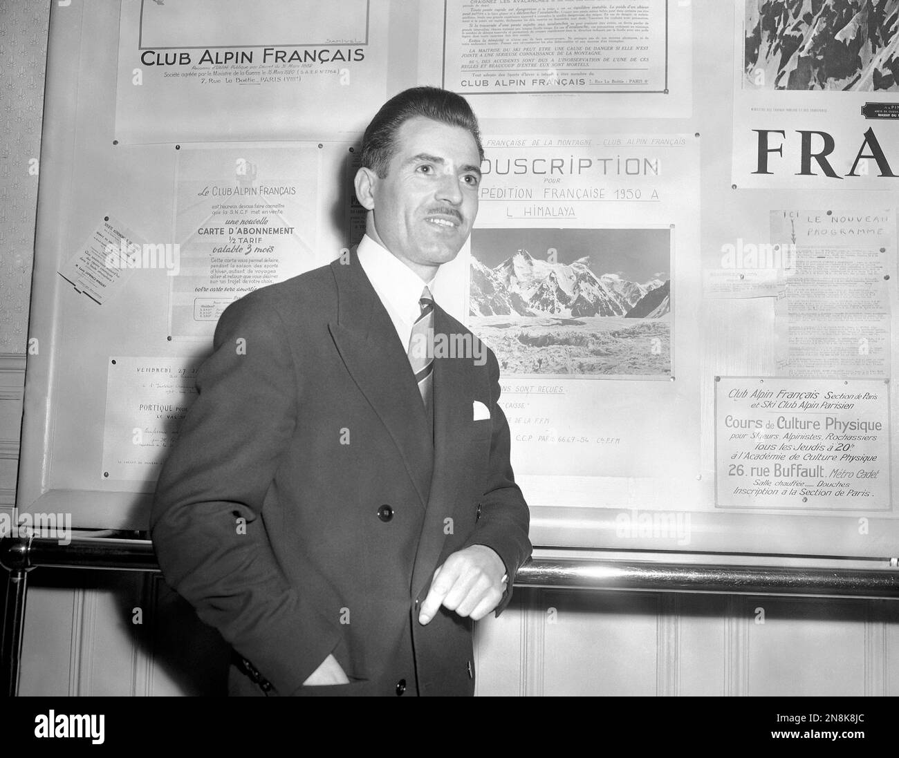 Maurice Herzog is chief of a French eight-man expedition being ...