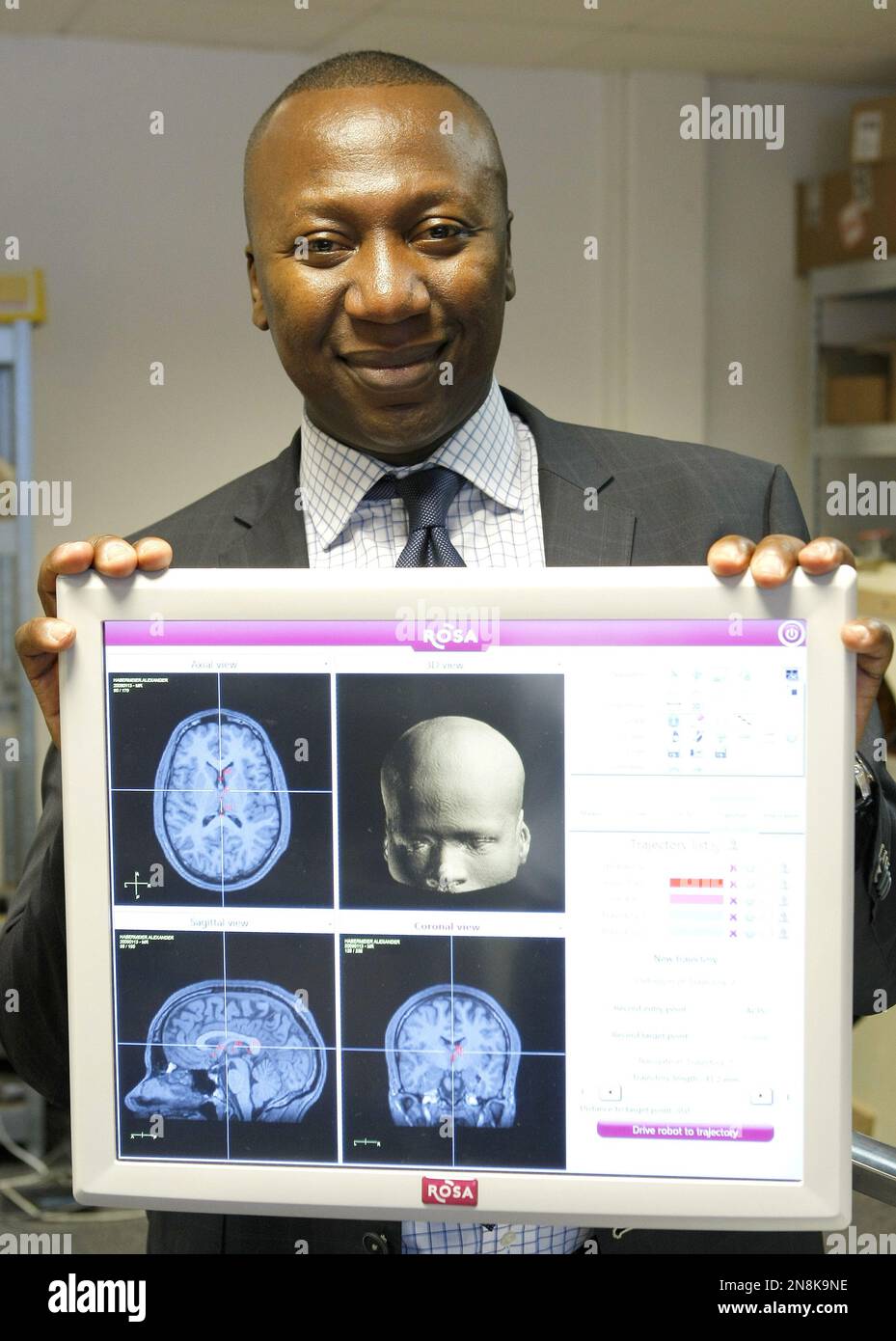 MedTech CEO Bertin Nahum, inventor of the Rosa robot, a new-generation ...