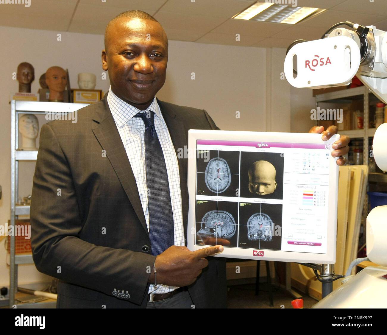 MedTech CEO Bertin Nahum, inventor of the Rosa robot, a new-generation ...