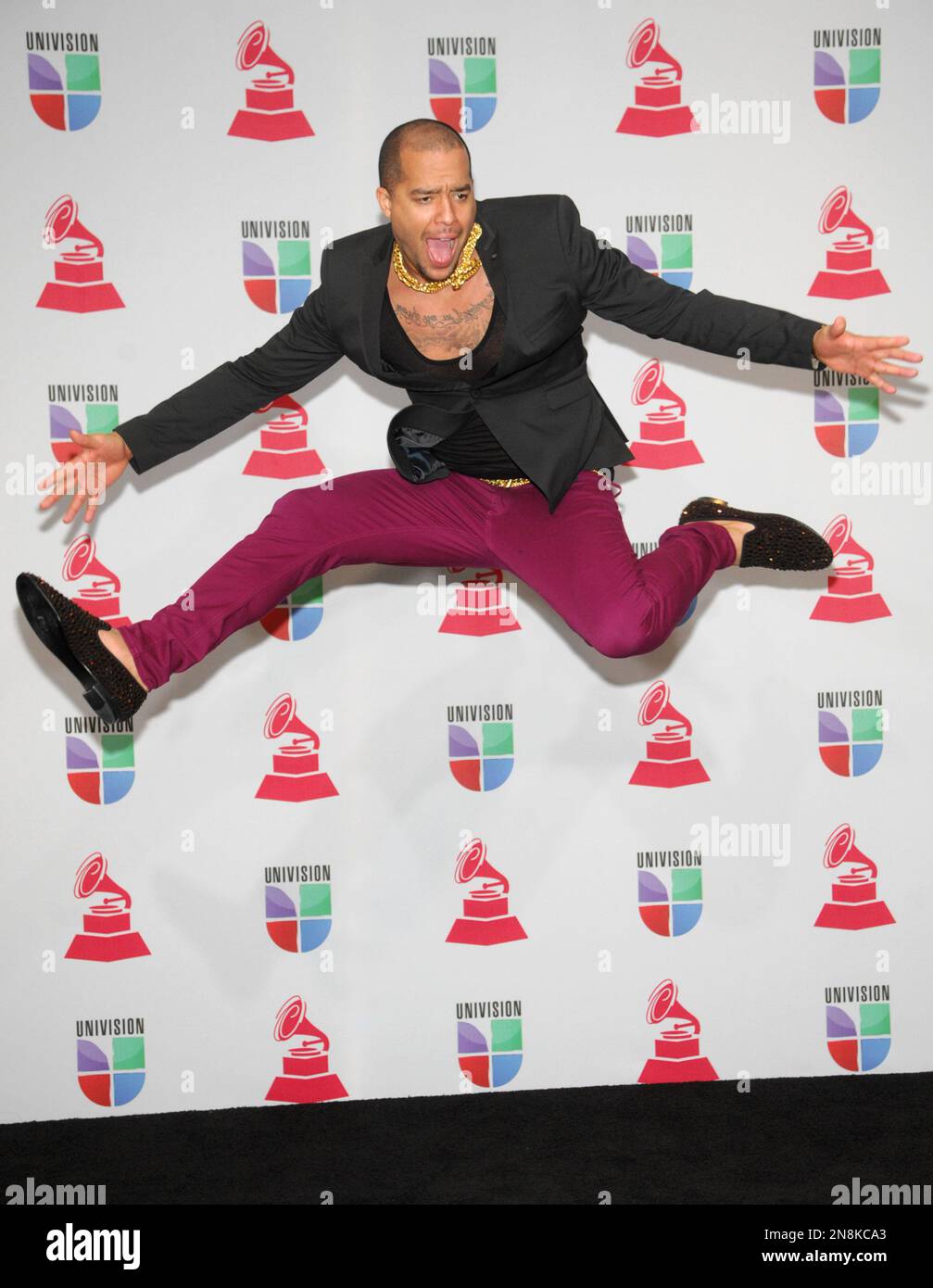 SkyBlu, of musical group LMFAO, is seen backstage at the 13th Annual ...