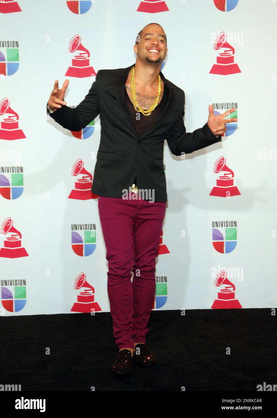 SkyBlu, of musical group LMFAO, poses backstage at the 13th Annual ...