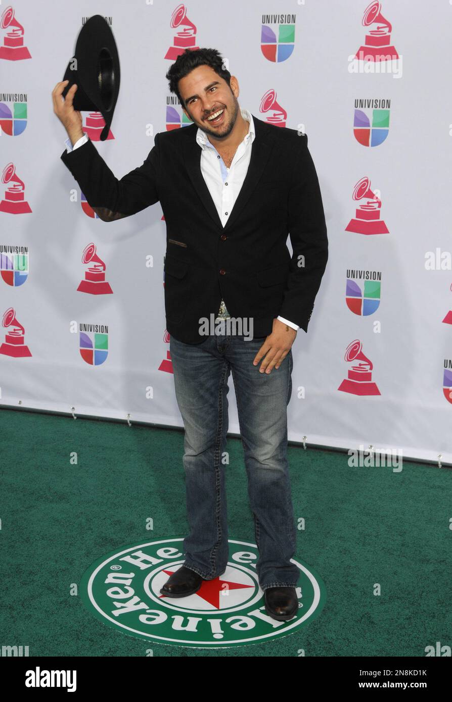 Jerry Bazua arrives at the 13th Annual Latin Grammy Awards at Mandalay ...