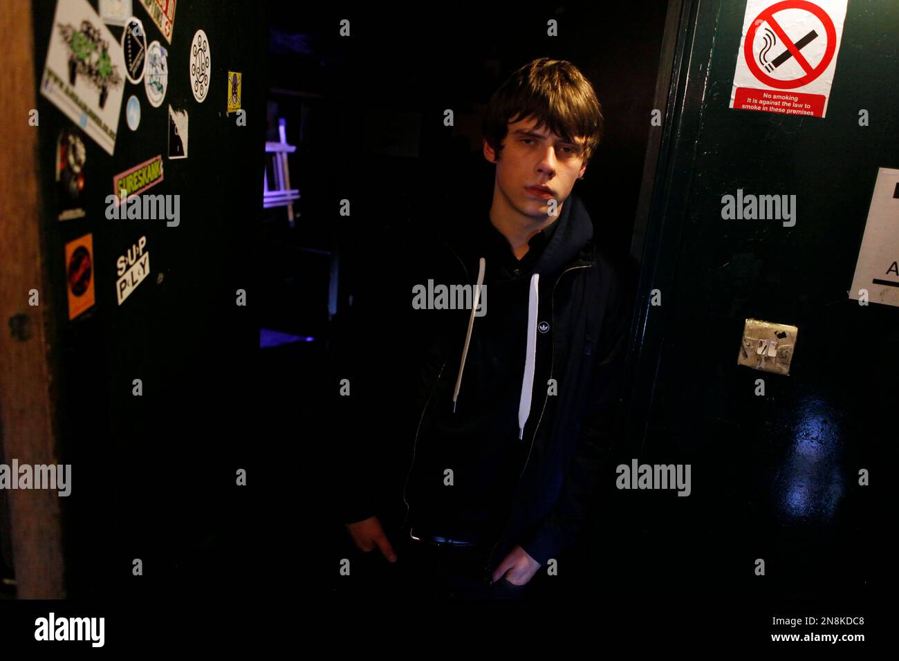 Jake Bugg poses of a photograph after his perfomance at the Thekla on ...