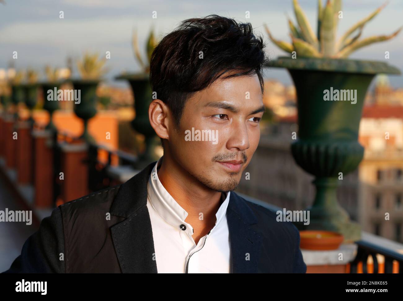 Actor Wallace Chung poses for portraits at the 7th edition of the Rome ...