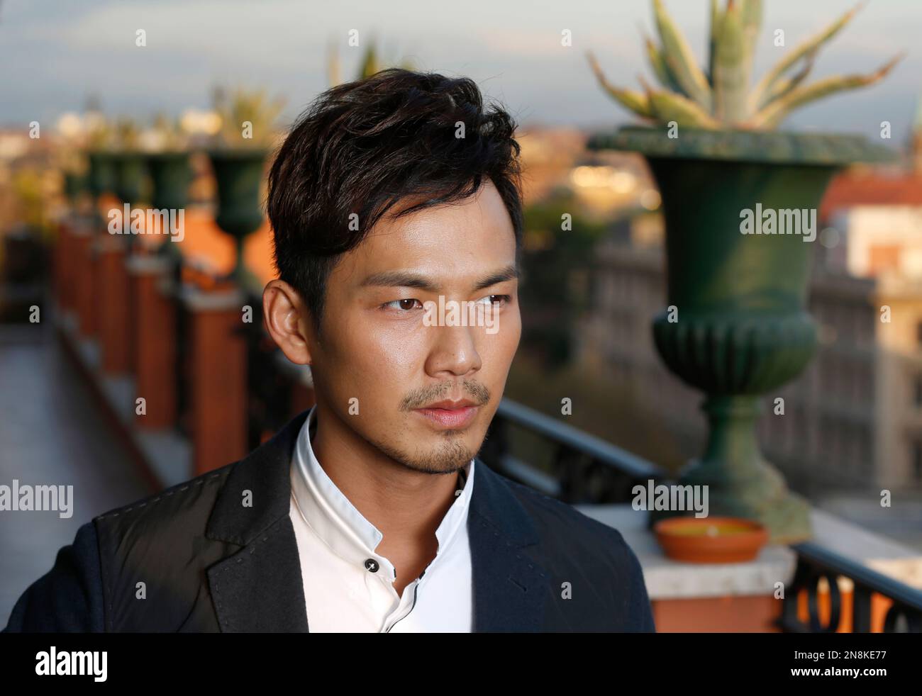 Actor Wallace Chung poses for portraits at the 7th edition of the Rome ...