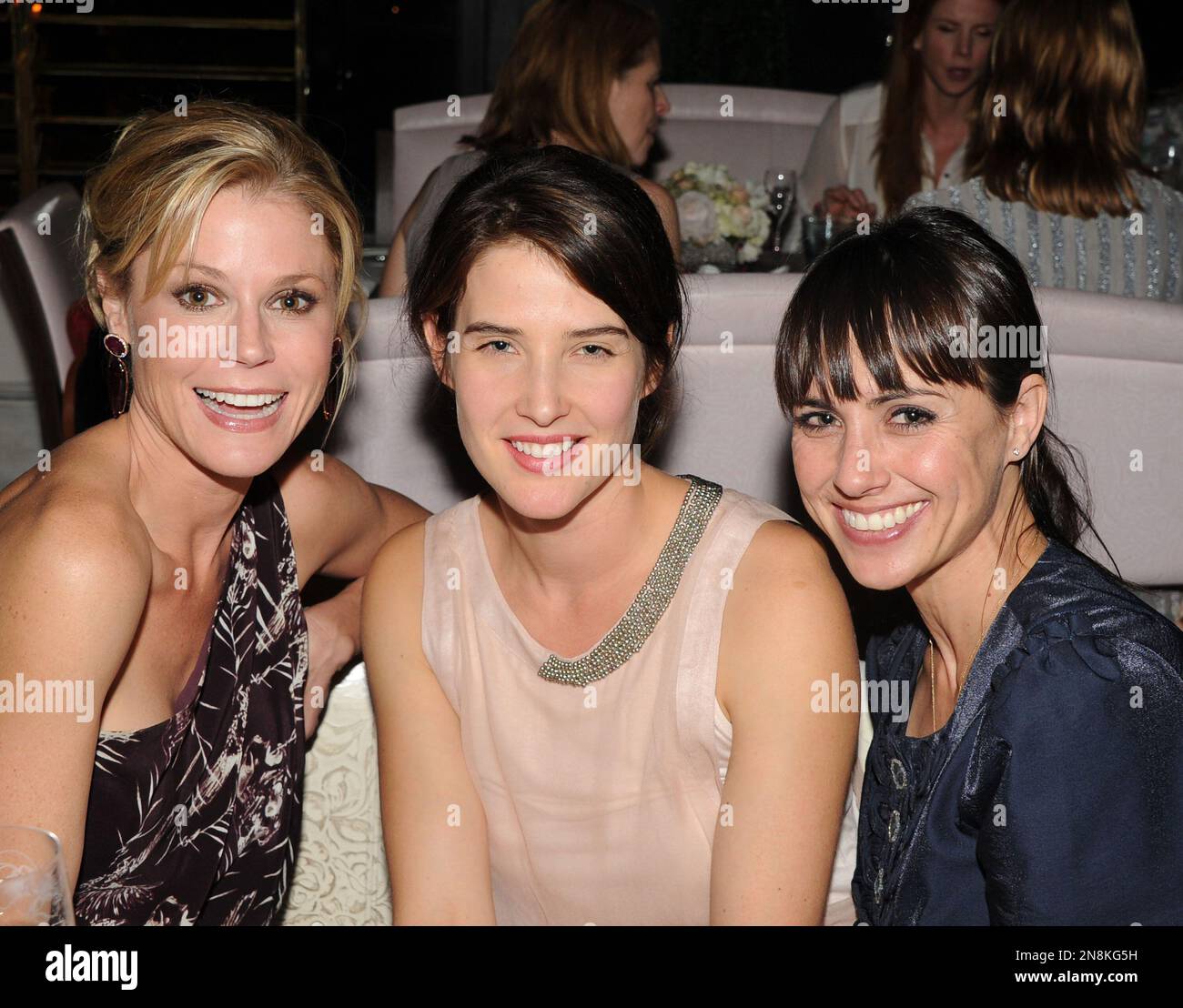Julie Bowen, from left, Cobie Smulders, and Constance Zimmer are seen ...