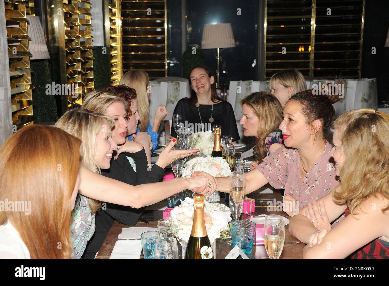 Maya Rudolph, at right, and Lucy Punch, at left, meet at the The Buzz ...