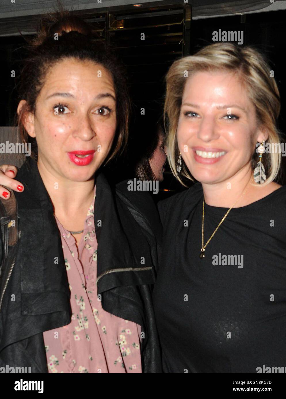 Maya Rudolph, at left, and Kayla Alpert are seen at The Buzz Girls ...