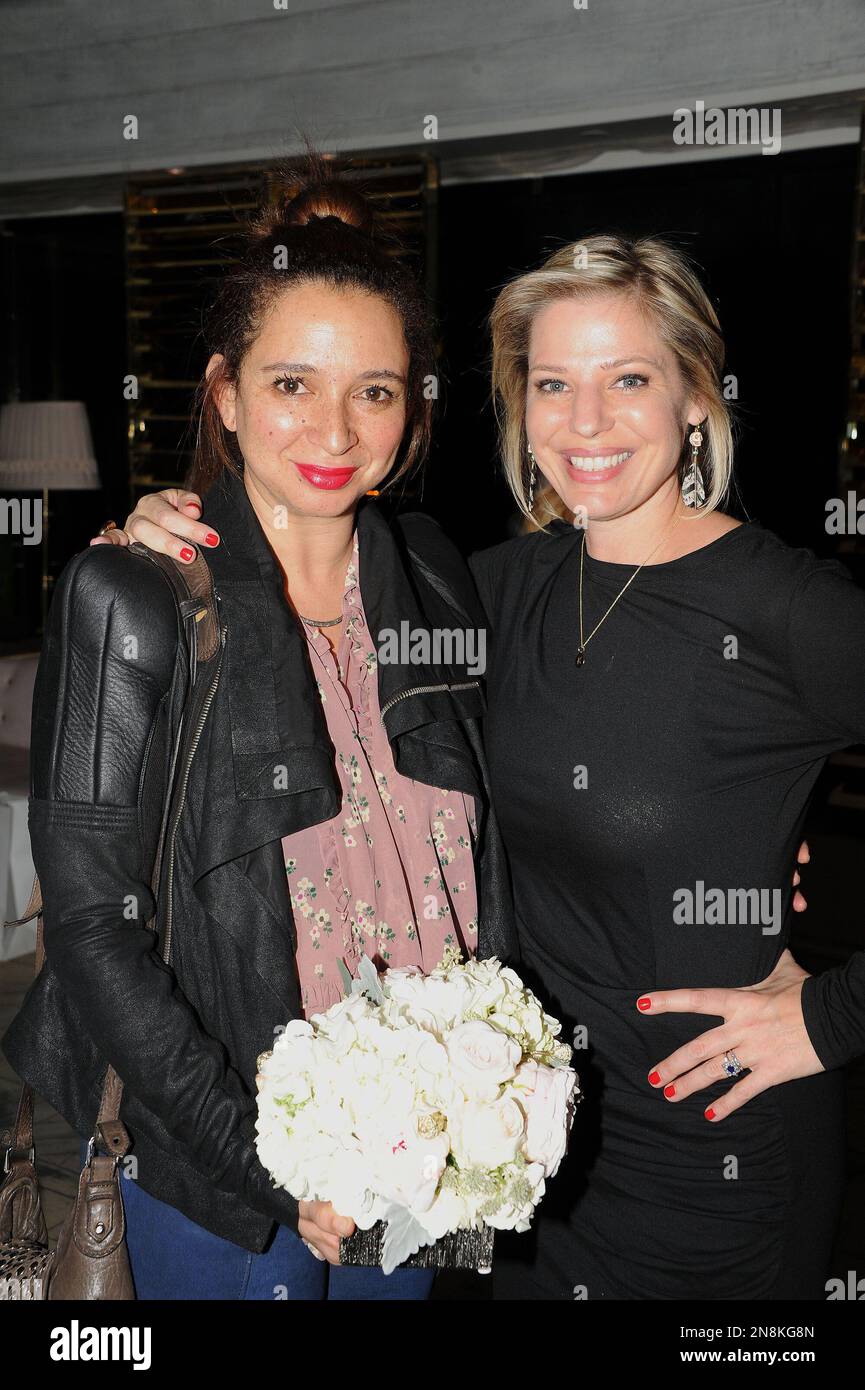 Maya Rudolph, at left, and Kayla Alpert are seen at The Buzz Girls ...