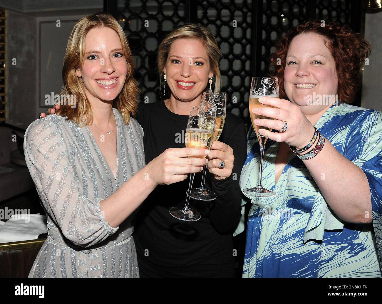 Erica Rivinoja, from left, Kayla Alpert, and Emily Spivey are seen at ...