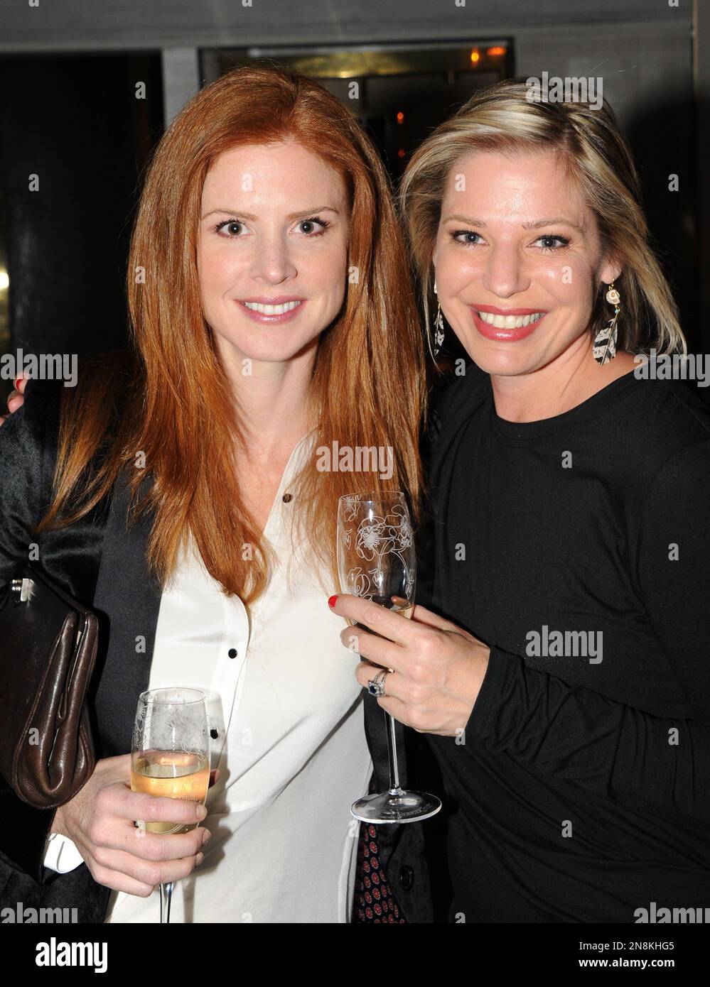 Sarah Rafferty, at left, and Kayla Alpert are seen at the The Buzz ...