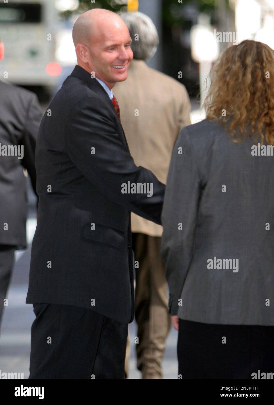 In this July 27, 2005 photo, FBI Agent Frederick Humphries, left ...