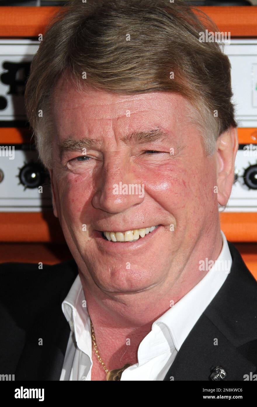 Rick Parfitt of Status Quo arrives for the Classic Rock Roll Of Honour ...