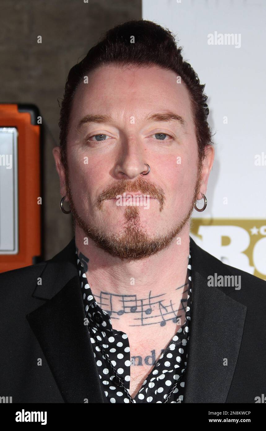 Ginger of Wildheart arrives for the Classic Rock Roll Of Honour Awards ...
