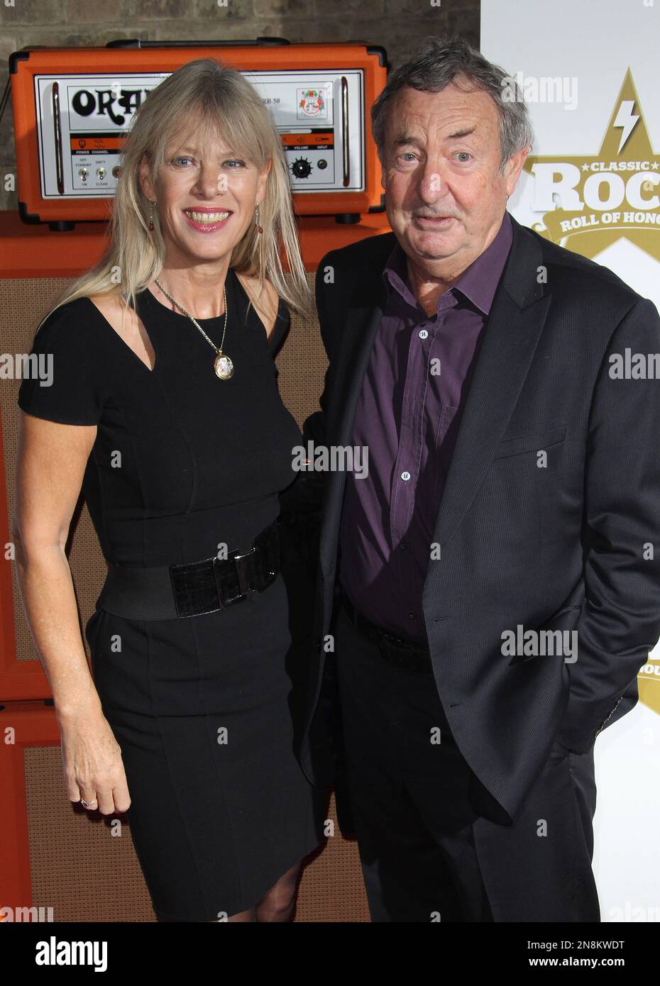 Nick Mason of Pink Floyd and wife Annette Mason arrive for the Classic ...