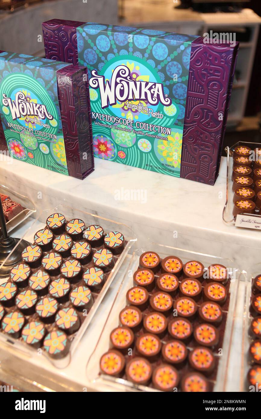 A general view of atmosphere at the new Wonka store at Sweet! Hollywood ...