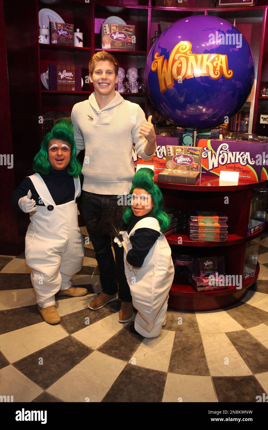 Thomas Kasp is seen at the new Wonka store at Sweet! Hollywood during ...