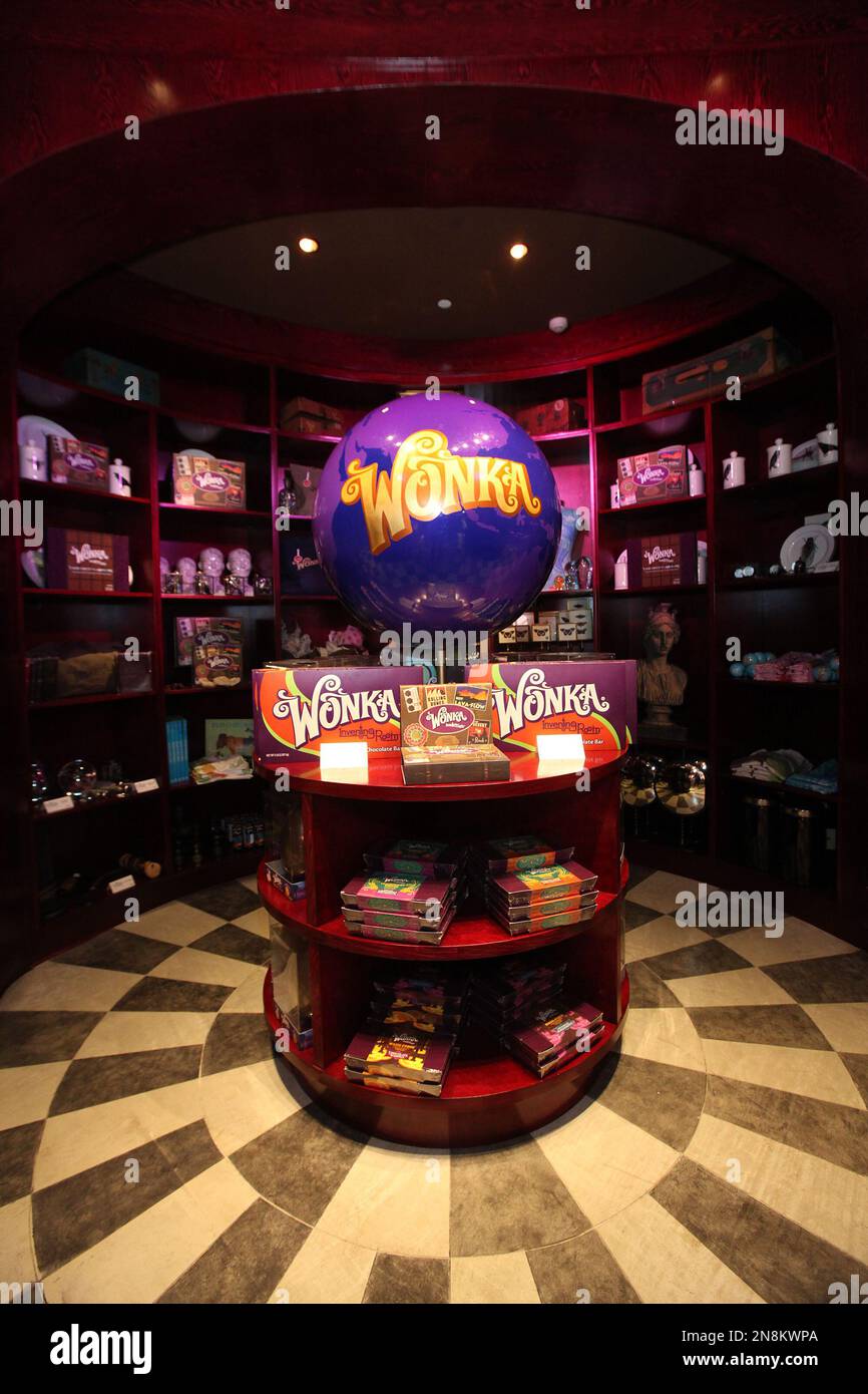 A general view of atmosphere at the new Wonka store at Sweet! Hollywood ...
