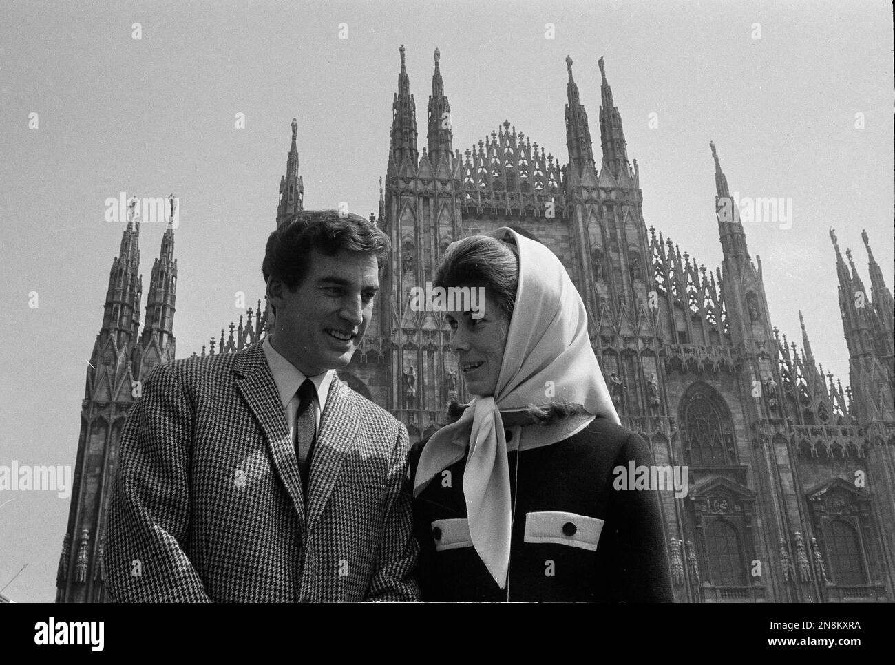 American conductor Thomas Schippers and his wife Nonie are in Milan ...