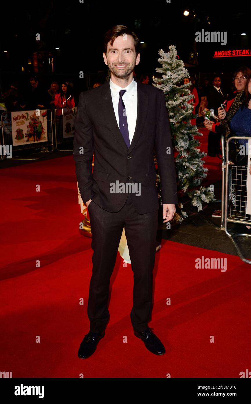 Actor David Tennant is seen at the UK Premiere of Nativity 2: Danger In ...