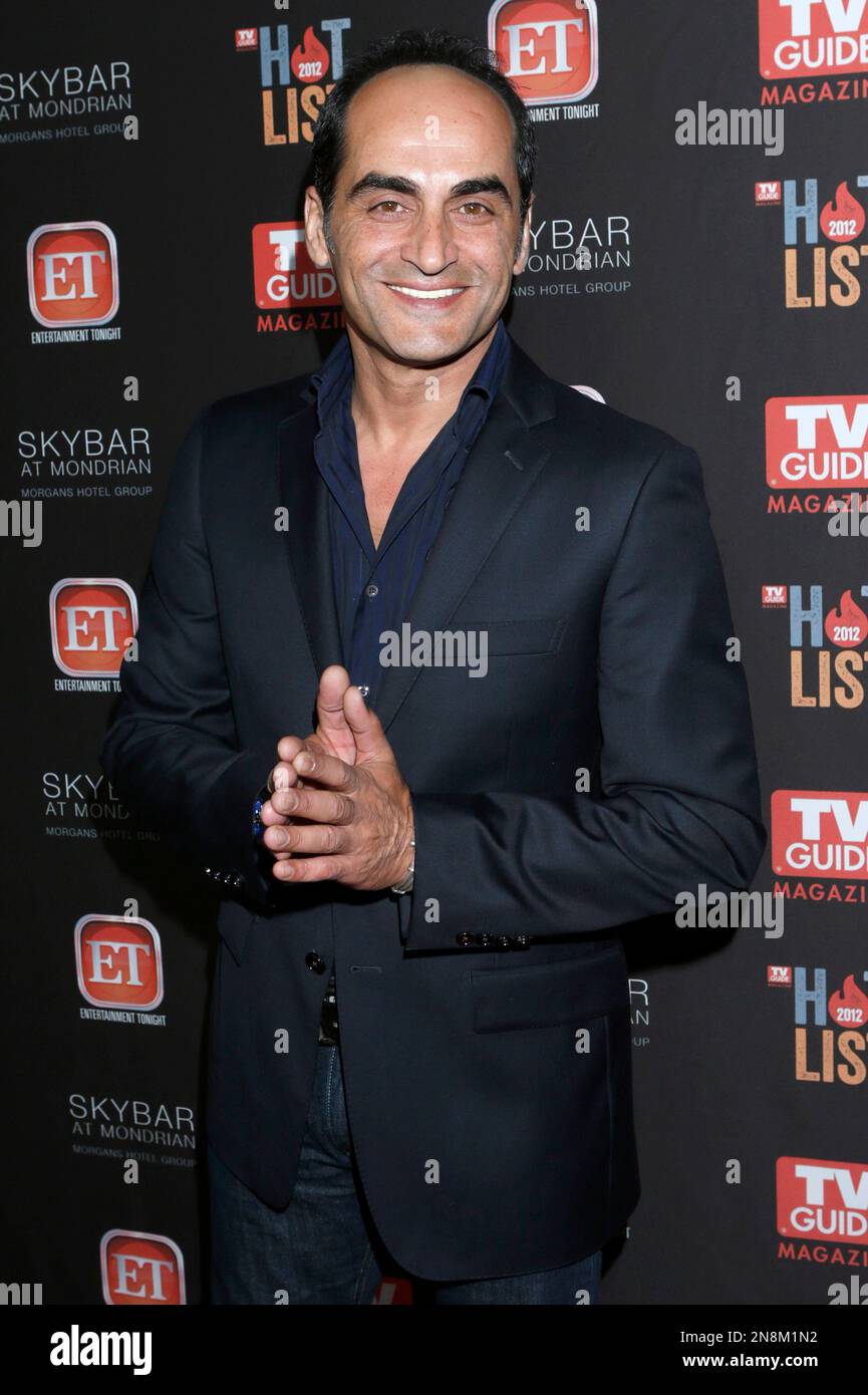 Navid Negahban attends TV Guide Magazine's 2012 Hot List Party at ...