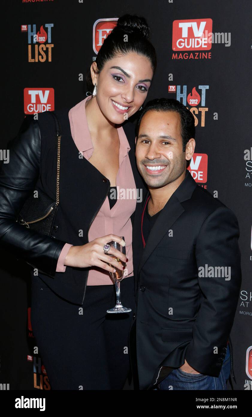 Cyrus Nikou (right) and guest attend TV Guide Magazine's 2012 Hot List ...