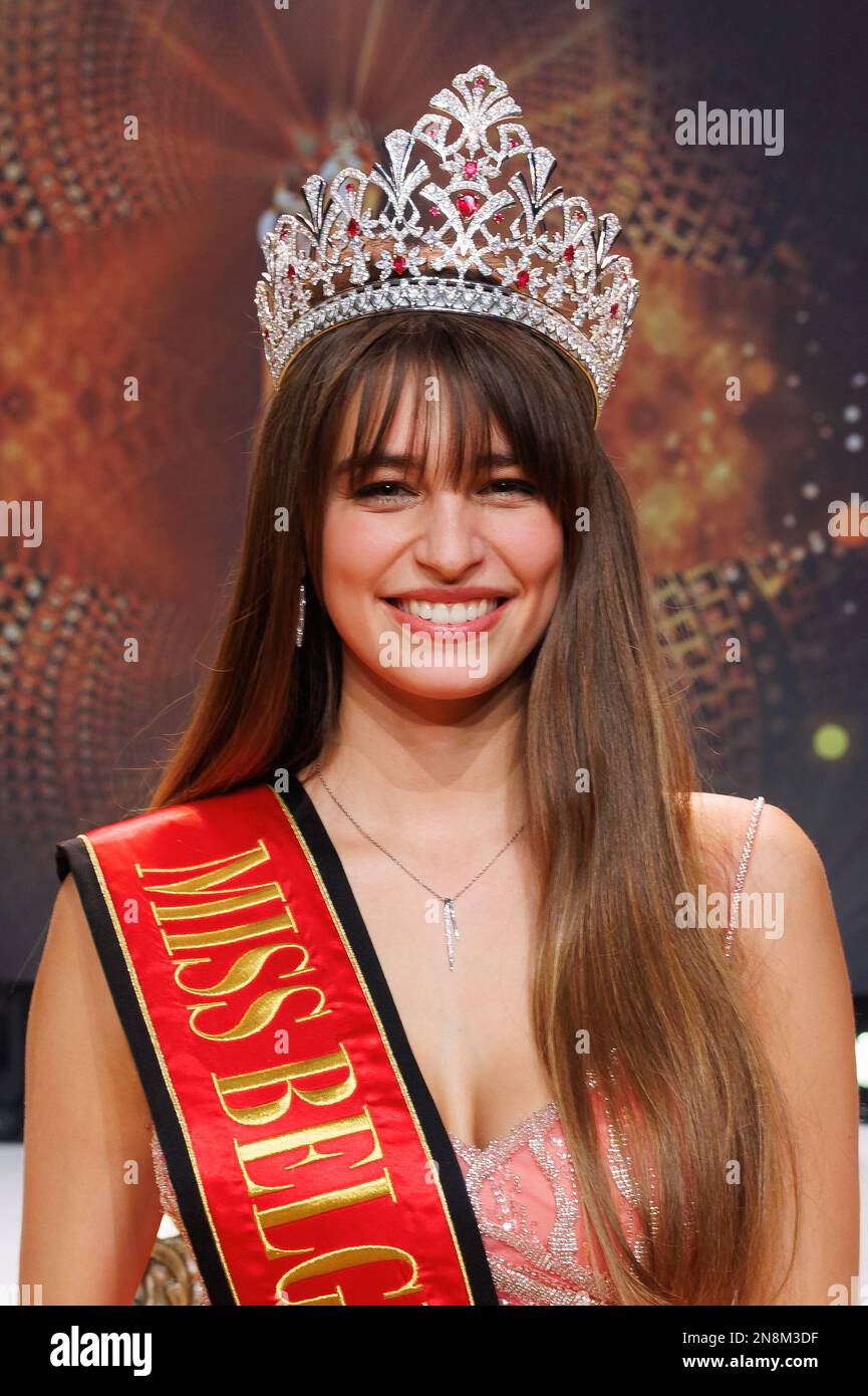 Miss Belgium 2023 Emilie Vansteenkiste pictured during the Miss Belgium ...