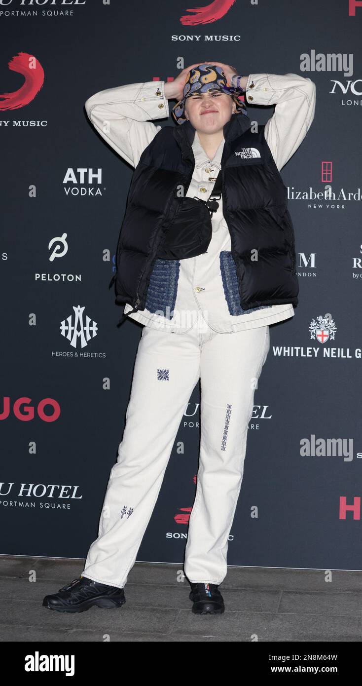 Venbee attending the Brit Awards 2023 after party at Nobu Hotel, London ...