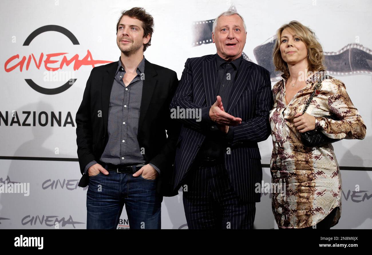 From left actor Ramsey Nasr, Director Peter Greenaway, and actress Anne ...