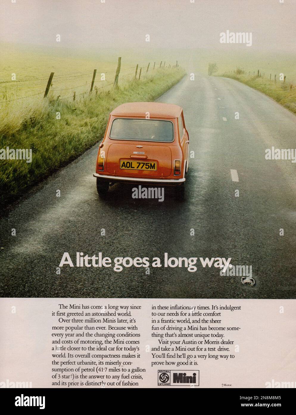 Mini care vintage magazine advertisement Mini - a little goes a long ...