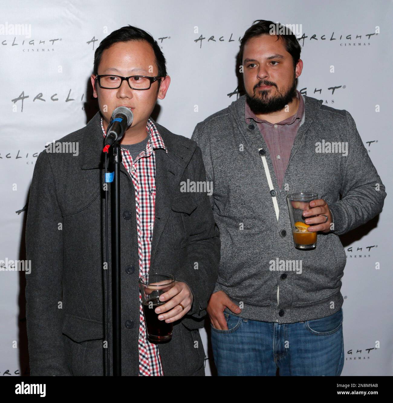 Patrick Shen and Brandon Vedder from film "La Source" attend Arclight ...