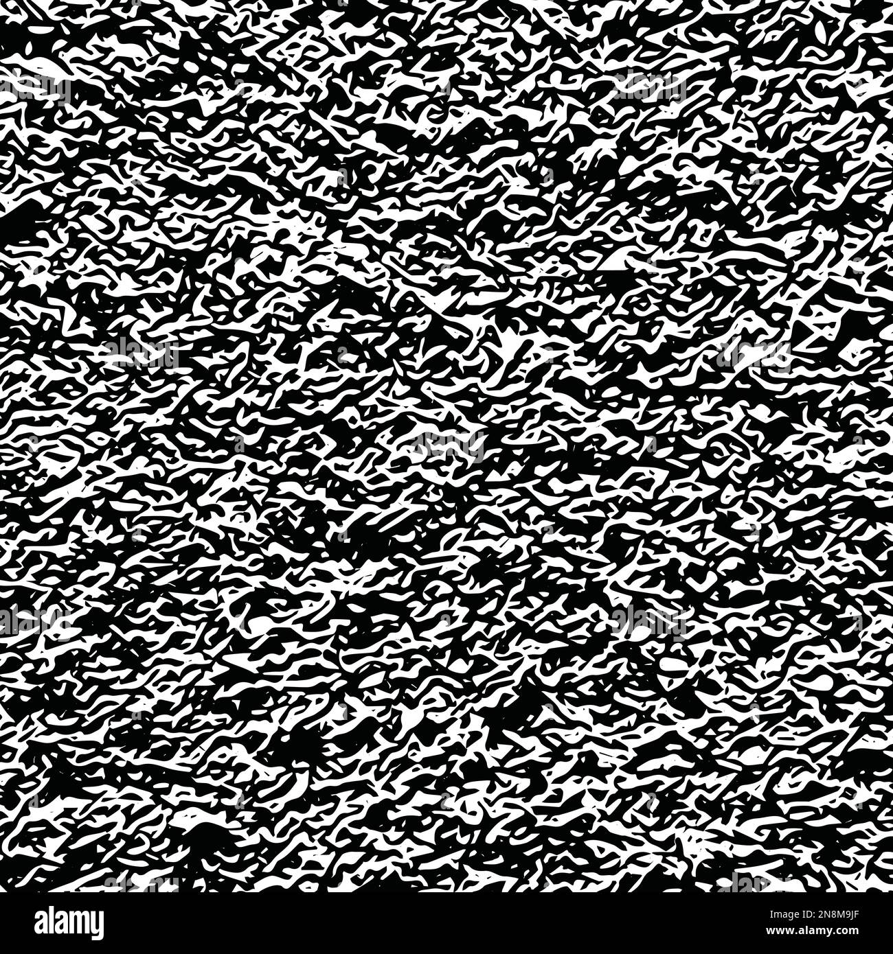 Grunge noise pattern. Abstract vector texture background in black and ...