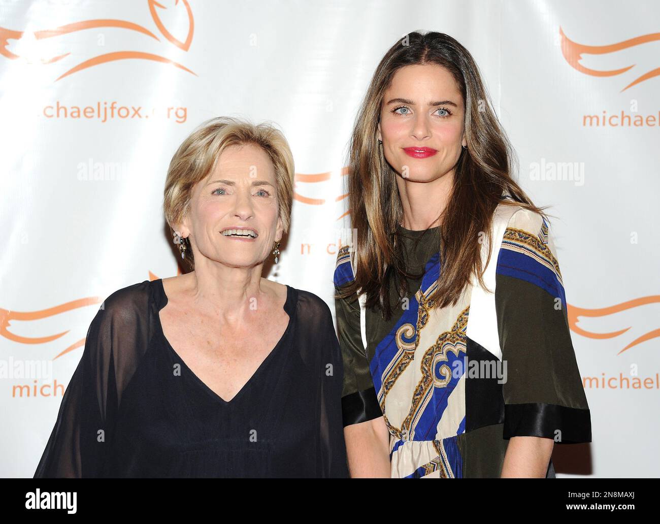 Actress Amanda Peet and her mother Penny Peet attend "A Funny Thing ...