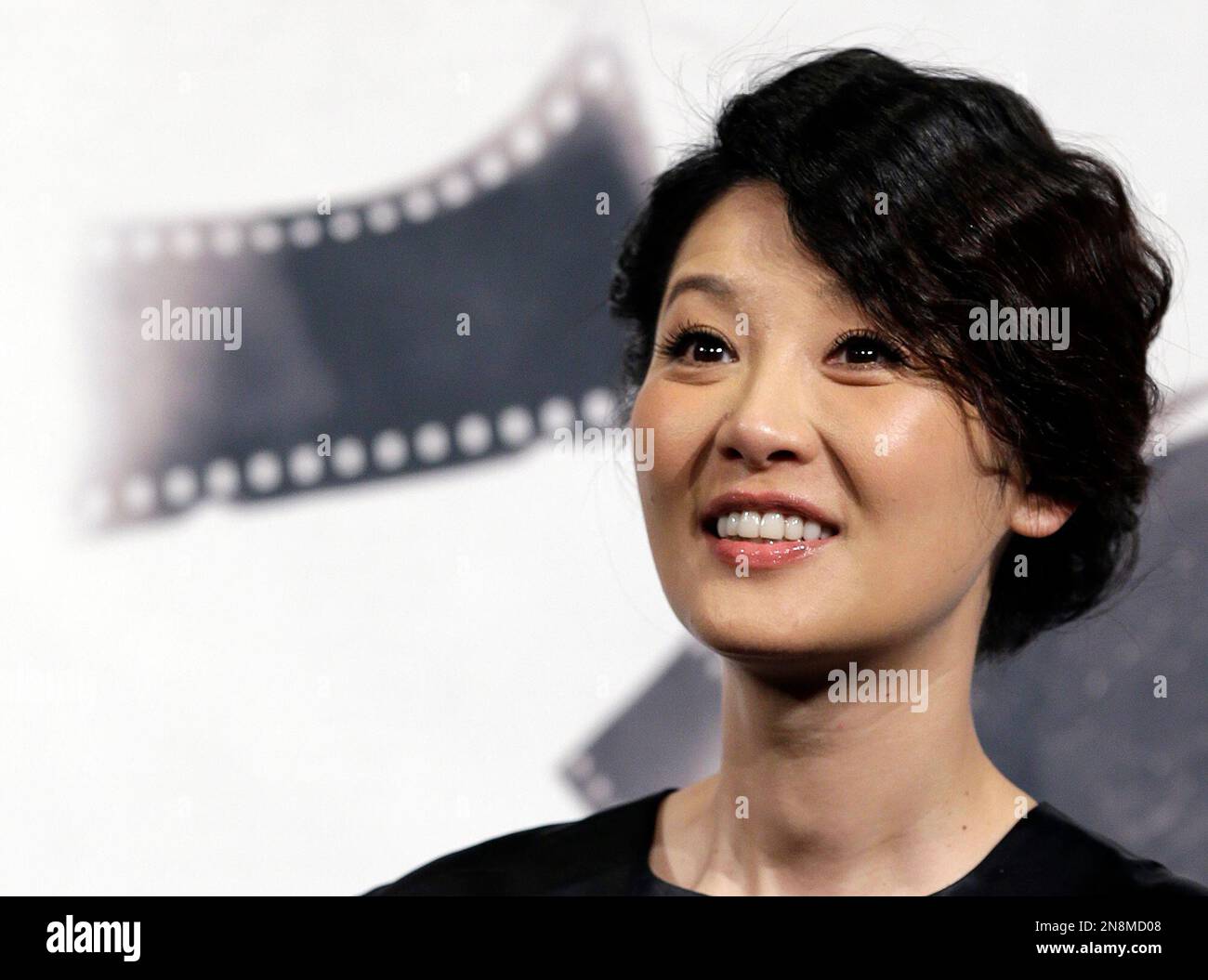 Actress Xu Fan poses during a photocall presenting the movie "1942 ...